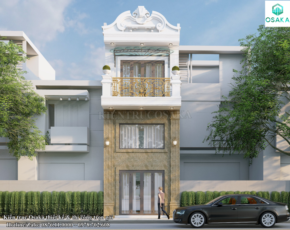 Mẫu nhà ống tân cổ điển đẹp xuất sắc tại Ninh Bình |NP2014 - Kiến trúc ...